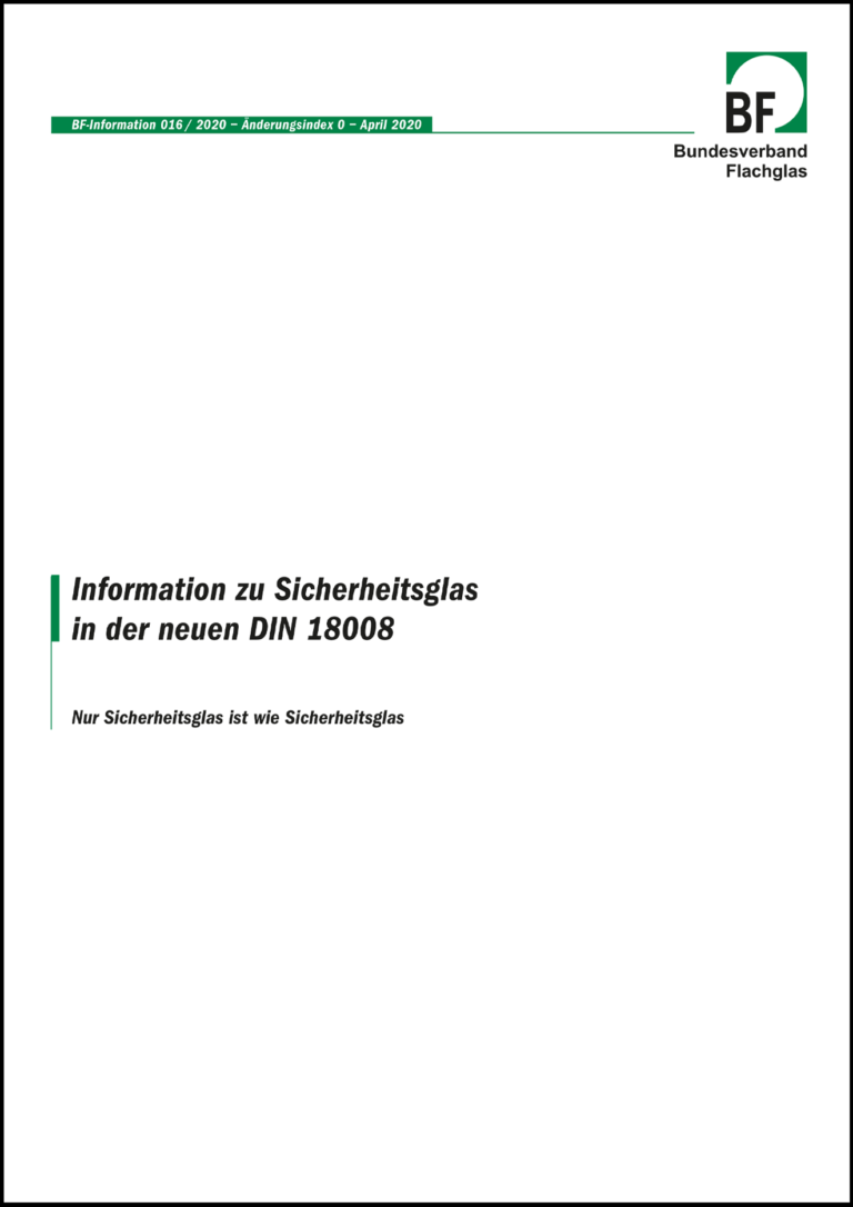 DIN 18008 – Informationen zum Download - Flachglas MarkenKreis